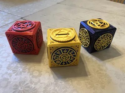 Alchemist's Cube - Puzzle Combination Box by NeveroddoreveN MakerWorld ...