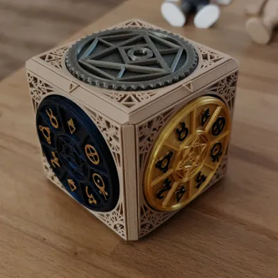 Alchemist's Cube - Puzzle Combination Box by NeveroddoreveN MakerWorld ...