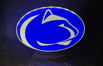 Penn State Light Box - NCAA Football by m3553x - MakerWorld