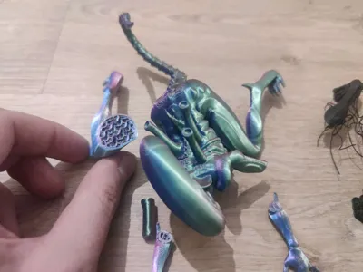 Alien Xenomorfo Hembra por drakeforge3d MakerWorld: Descarga Modelos 3D ...
