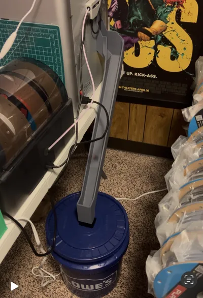 X1C/P1S Poop Chute (To Bucket) by Cobalt7000 - MakerWorld
