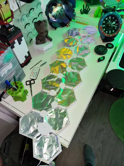 HexaLeaf - Led Light Panels by MK Expert MakerWorld: Download Free 3D ...