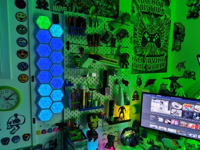 HexaLeaf - Led Light Panels by MK Expert MakerWorld: Download Free 3D ...