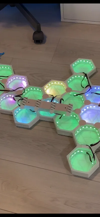 HexaLeaf - Led Light Panels by MK Expert MakerWorld: Download Free 3D ...