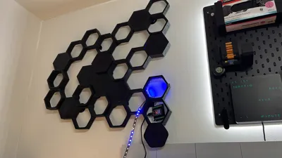 HexaLeaf - Led Light Panels - Free 3D Print Model - MakerWorld
