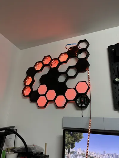 HexaLeaf - Led Light Panels by MK Expert MakerWorld: Download Free 3D ...