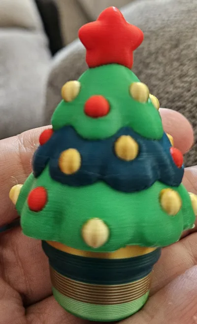 Christmas Tree Fidget Clicker! by Mochi Makes MakerWorld: Download Free ...