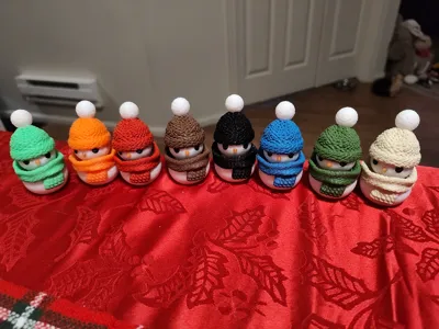 Snowman Fidget Clicker! by Mochi Makes MakerWorld: Download Free 3D Models