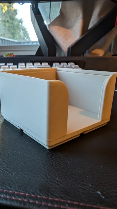 Sticky Notes Holder Stackable Gridfinity 2x2 by vixitu - MakerWorld