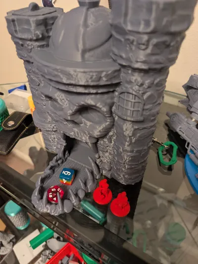 He-Man Castle Grayskull Dice Tower by CL3D PRINTING MakerWorld ...
