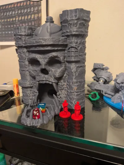 Torre de Dados del Castillo Grayskull de He-Man - Modelo de impresión ...
