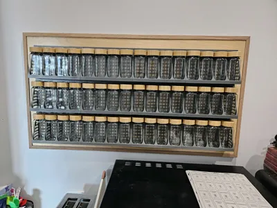 Spice World - Spice Rack - Wall Mounted - 4x - Free 3D Print Model ...