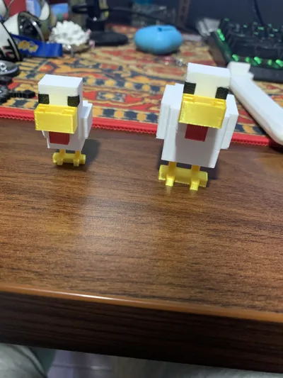Minecraft Chicken by yoyothechicken MakerWorld: Download Free 3D Models