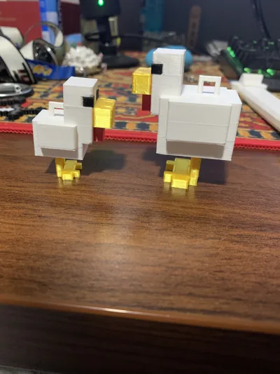 Minecraft Chicken by yoyothechicken MakerWorld: Download Free 3D Models