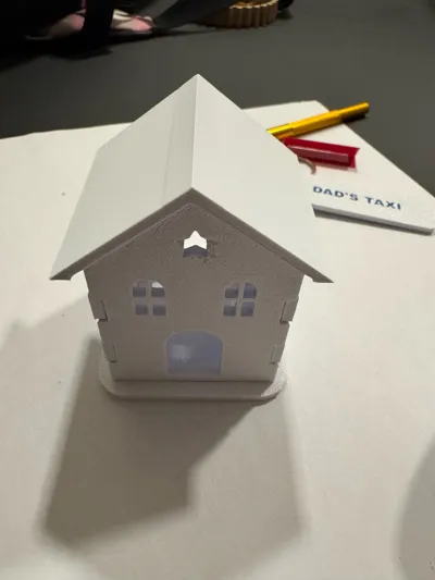 Christmas House Kit Card by mrsretronintendo MakerWorld: Download Free ...