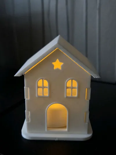 Christmas House Kit Card by mrsretronintendo MakerWorld: Download Free ...