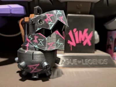 Jinx Grenade Arcane by 2giri MakerWorld: Download Free 3D Models