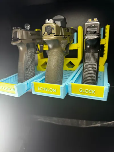 Modular Pistol Rack aka "Mod Rack 2.0" by JB Custom Designs MakerWorld ...