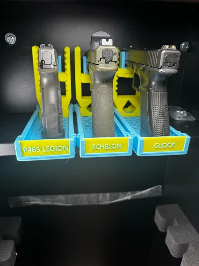 Modular Pistol Rack aka "Mod Rack 2.0" by JB Custom Designs MakerWorld ...