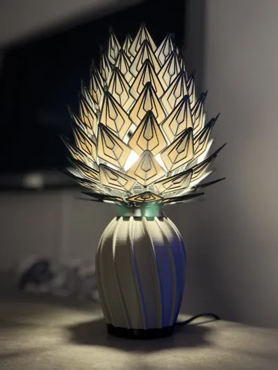 PrismaPetal - A Fully 3D Printed Lamp! by Modular Mapping MakerWorld ...