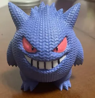 It's getting cold, let's knit a Gengar (8.5cm high, 33g, invisible ...