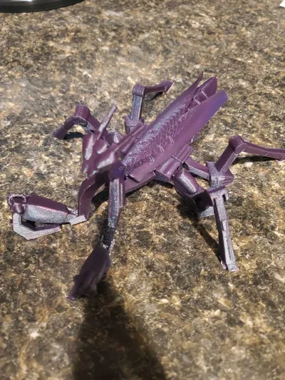 Print-in-Place Articulated Mantis Mech (Optimized) by 1230xMakerWorld ...