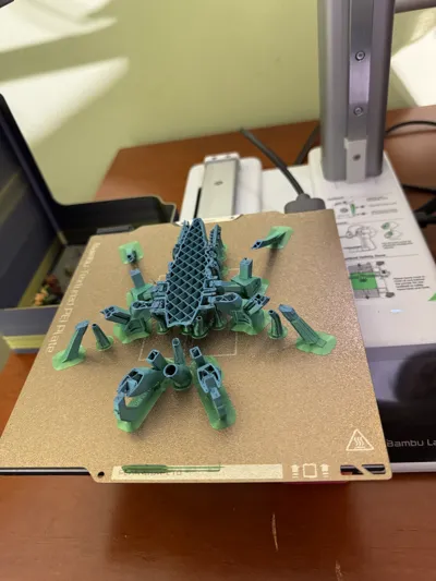 Print-in-Place Articulated Mantis Mech (Optimized) by 1230x MakerWorld ...
