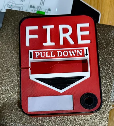 Post-it Note Z Style Holder Fire Alarm - Free 3D Print Model - MakerWorld