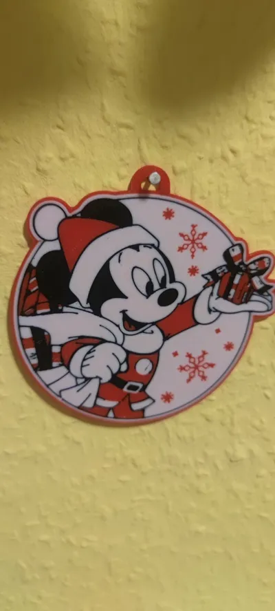 Mickey Mouse Christmas Ball Giving Out Gifts by Mysstra hueforge 3Dart ...