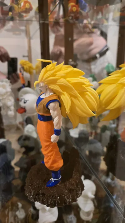 Goku Super Saiyan 3 Multicolor Print Version Remixed by GAWEICHAN ...