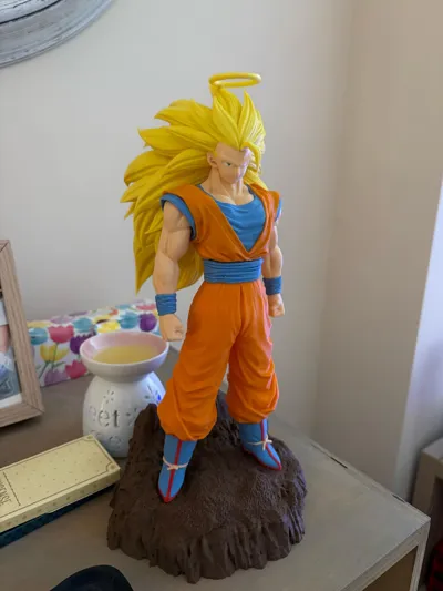 Goku Super Saiyan 3 Multicolor Print Version Remixed by GAWEICHAN ...