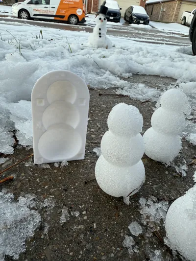 Snowman building kit | No AMS, real snow required by Mike.stl ...