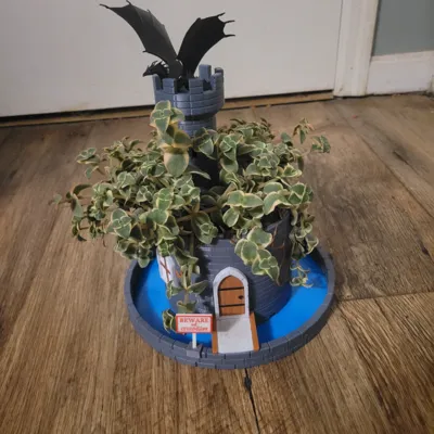 Castle Planter with Self Watering Moat by Hendi MakerWorld: Download ...