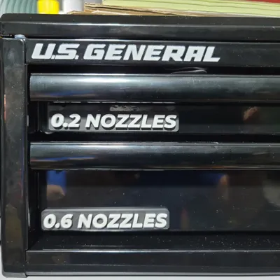 Parametric Toolbox Magnetic Label Maker (US Gen) - Free 3D Print Model ...