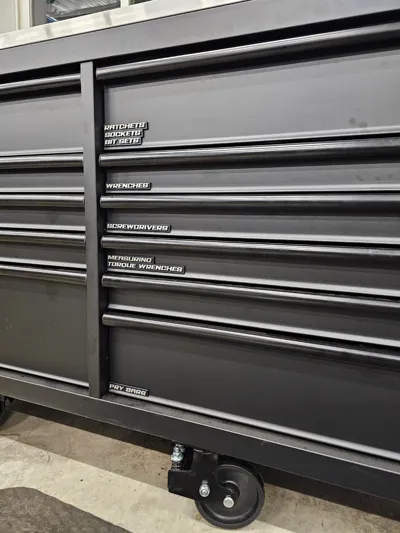 Parametric Toolbox Magnetic Label Maker (US Gen) - Free 3D Print Model ...