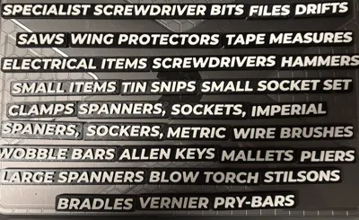 Parametric Toolbox Magnetic Label Maker (US Gen) - Free 3D Print Model ...