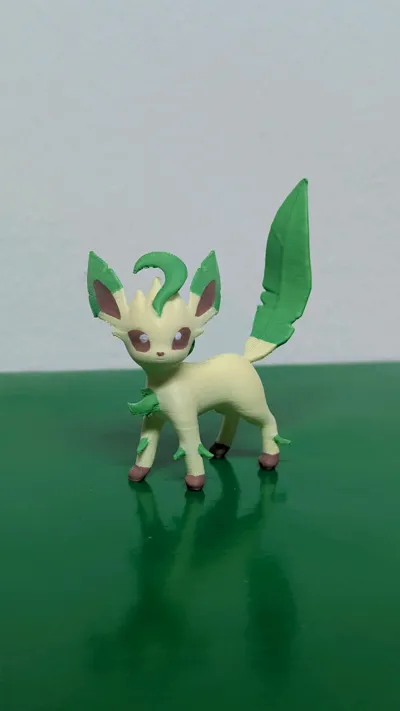 Leafeon 4 Color - Free 3D Print Model - MakerWorld