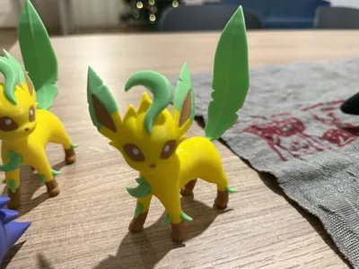 Leafeon 4 Color by Psychotron MakerWorld: Download Free 3D Models