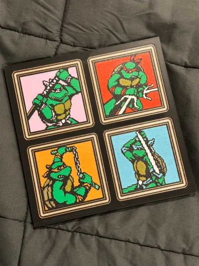 Teenage Mutant Ninja Turtles Arcade Coasters - TMNT Selection Screen ...