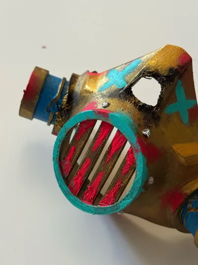 Jinx Gas Mask _ Arcane Cosplay Mask ×͜× - Free 3D Print Model - MakerWorld