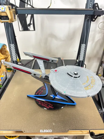 Enterprise-A Constitution Refit - Free 3D Print Model - MakerWorld
