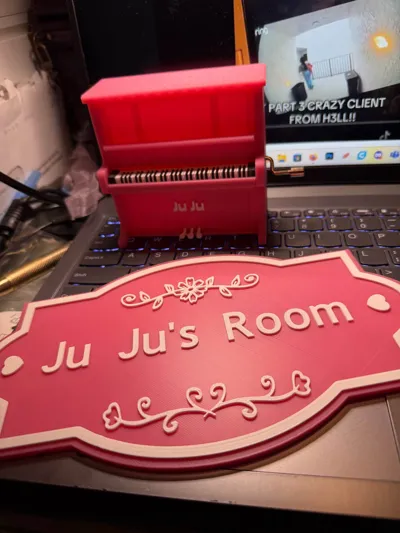 Personalized Room Sign - Free 3D Print Model - MakerWorld