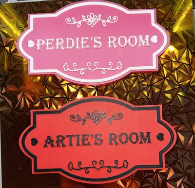 Personalized Room Sign by Mas-Tool MakerWorld: Download Free 3D Models