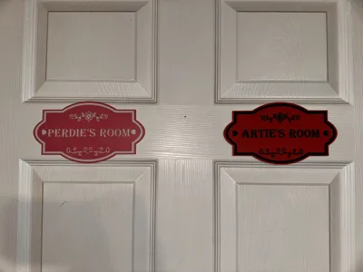 Personalized Room Sign by Mas-Tool MakerWorld: Download Free 3D Models