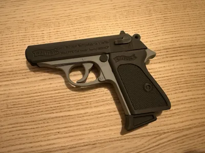 007's Favorite Walther PPK Toy Gun Model - Free 3D Print Model - MakerWorld