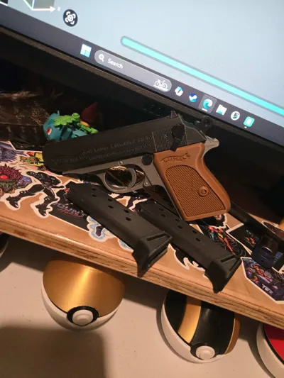 007's Favorite Walther PPK Toy Gun Model by 补补觉去 MakerWorld: Download ...