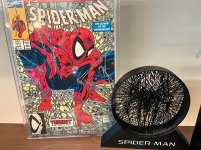 SPIDER-MAN STRING-ART / MARVEL / SPIDER MAN (LOGO) by Sektor 7 Studios ...