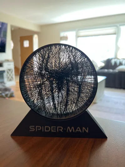 SPIDER-MAN STRING-ART / MARVEL / SPIDER MAN (LOGO) by Sektor 7 Studios ...