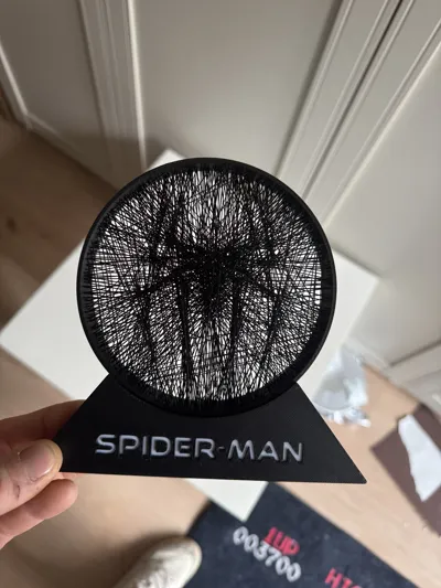 SPIDER-MAN STRING-ART / MARVEL / SPIDER MAN (LOGO) by Sektor 7 Studios ...