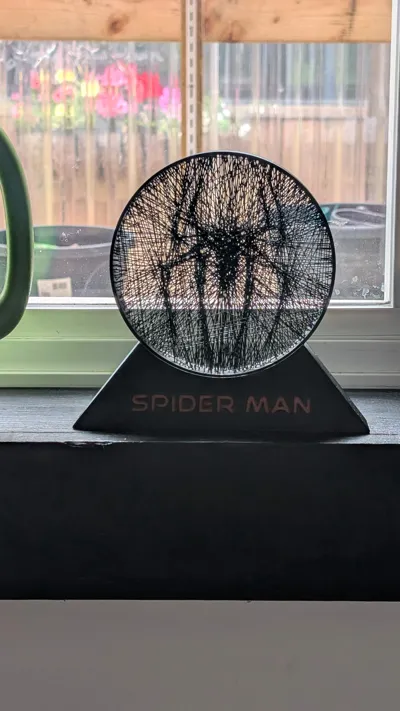 SPIDER-MAN STRING-ART / MARVEL / SPIDER MAN (LOGO) by Sektor 7 Studios ...